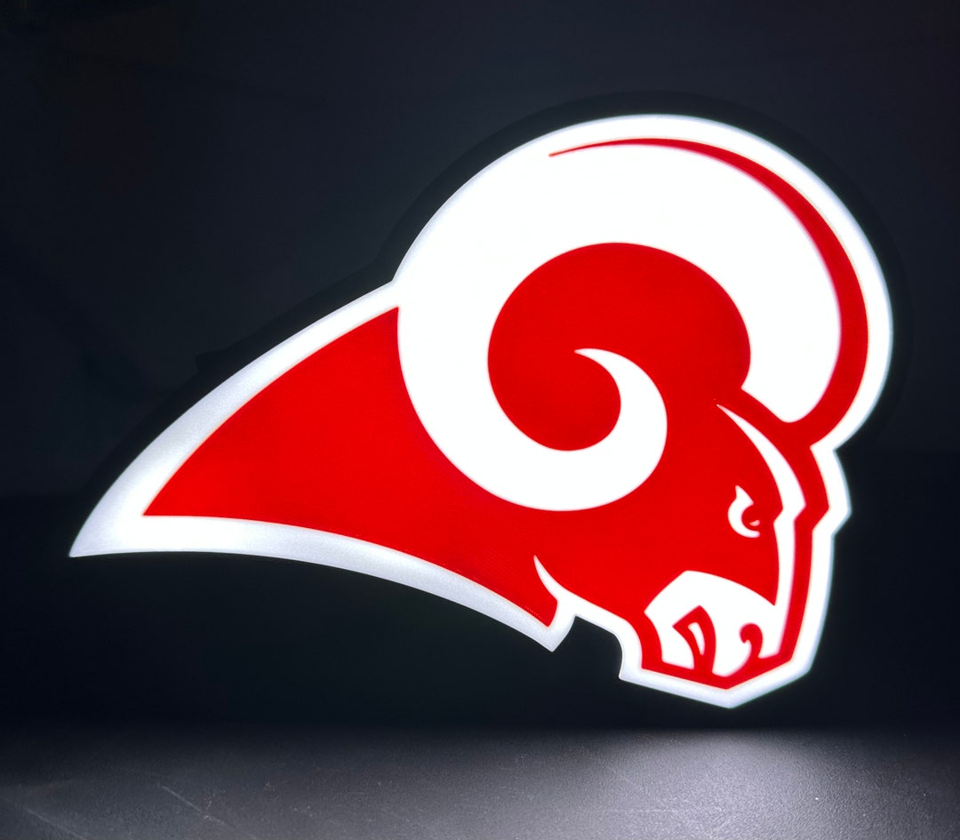 Owasso Ram Head Logo Lightbox - Etsy