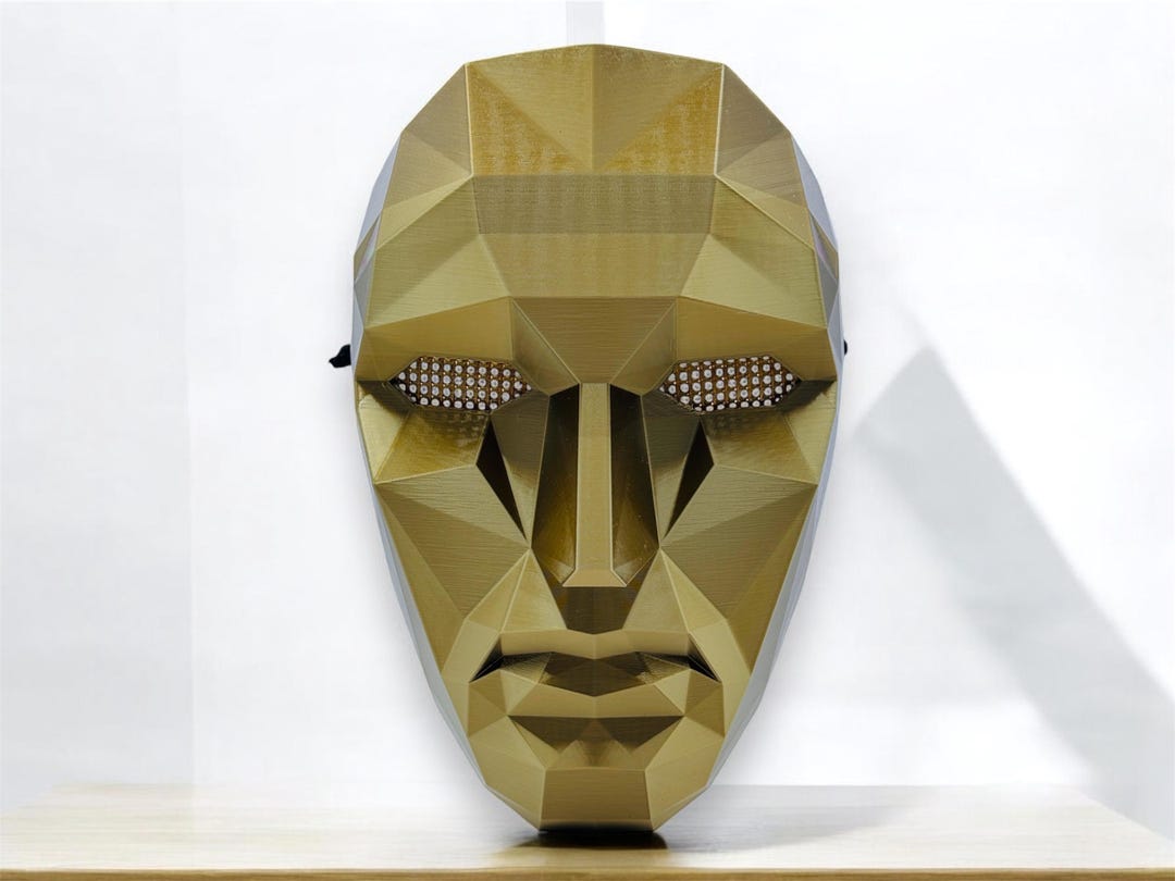 Frontman Mask Squid Game Paintable Halloween Costume Cosplay Special FX ...