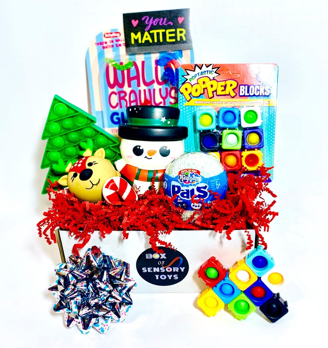 CHRISTMAS Mini FIDGET BOX for Kids - Etsy