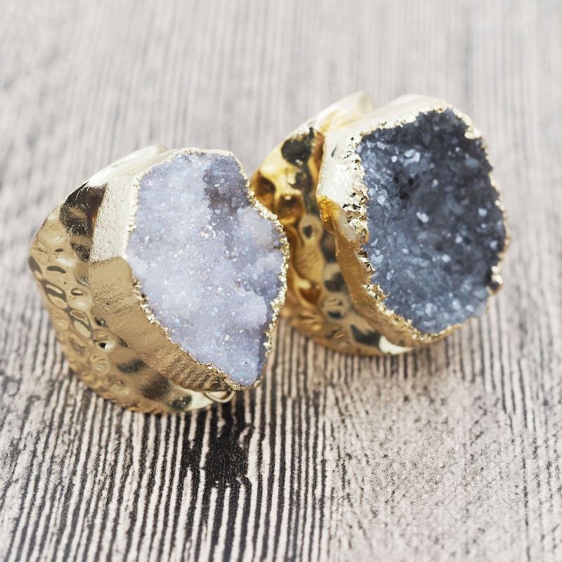 Natural Stone Ring - Etsy