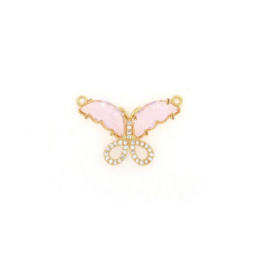 Butterfly Pendant Connector,butterfly Connector,24k Gold Filled ...