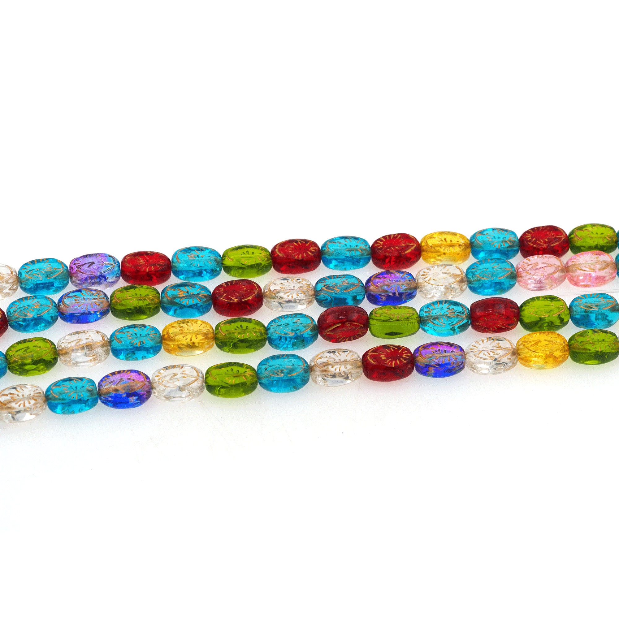Oval Glass Beads, Round Ceramic Beads, Seed Beads, Glass Beads, DIY ...