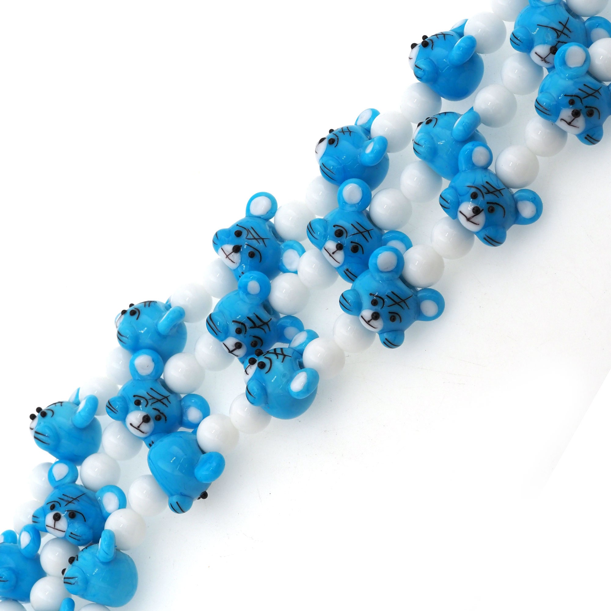 Tiger Ceramic Beads, Fierce Animal Ceramic Beads, Art Ceramic Beads ...