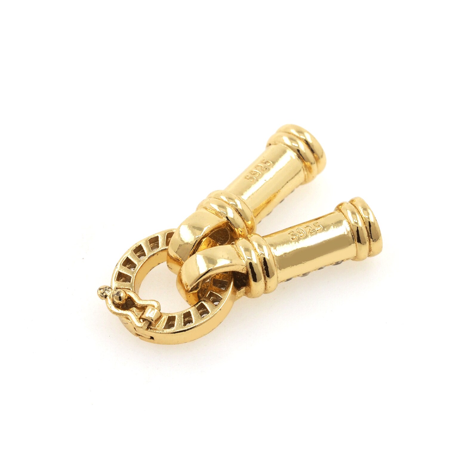 Round Connector, Creative Connector, 18K Gold Plated Fashion Bracelet ...