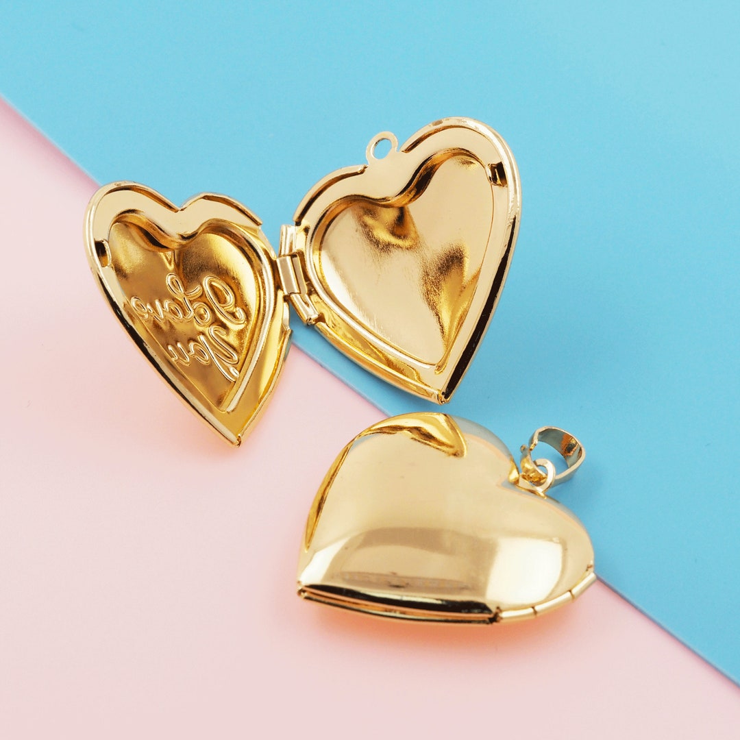 Photo Box Pendant, Love Necklace, Photo Frame Pendant, 18K Filling ...