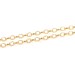 Oval Solder Chain, Good Luck Chain, 24K Gold Plated Brass Chain, Brass ...