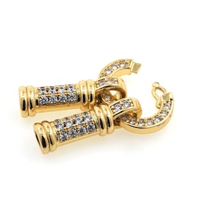 Round Connector, Creative Connector, 18K Gold Plated Fashion Bracelet ...