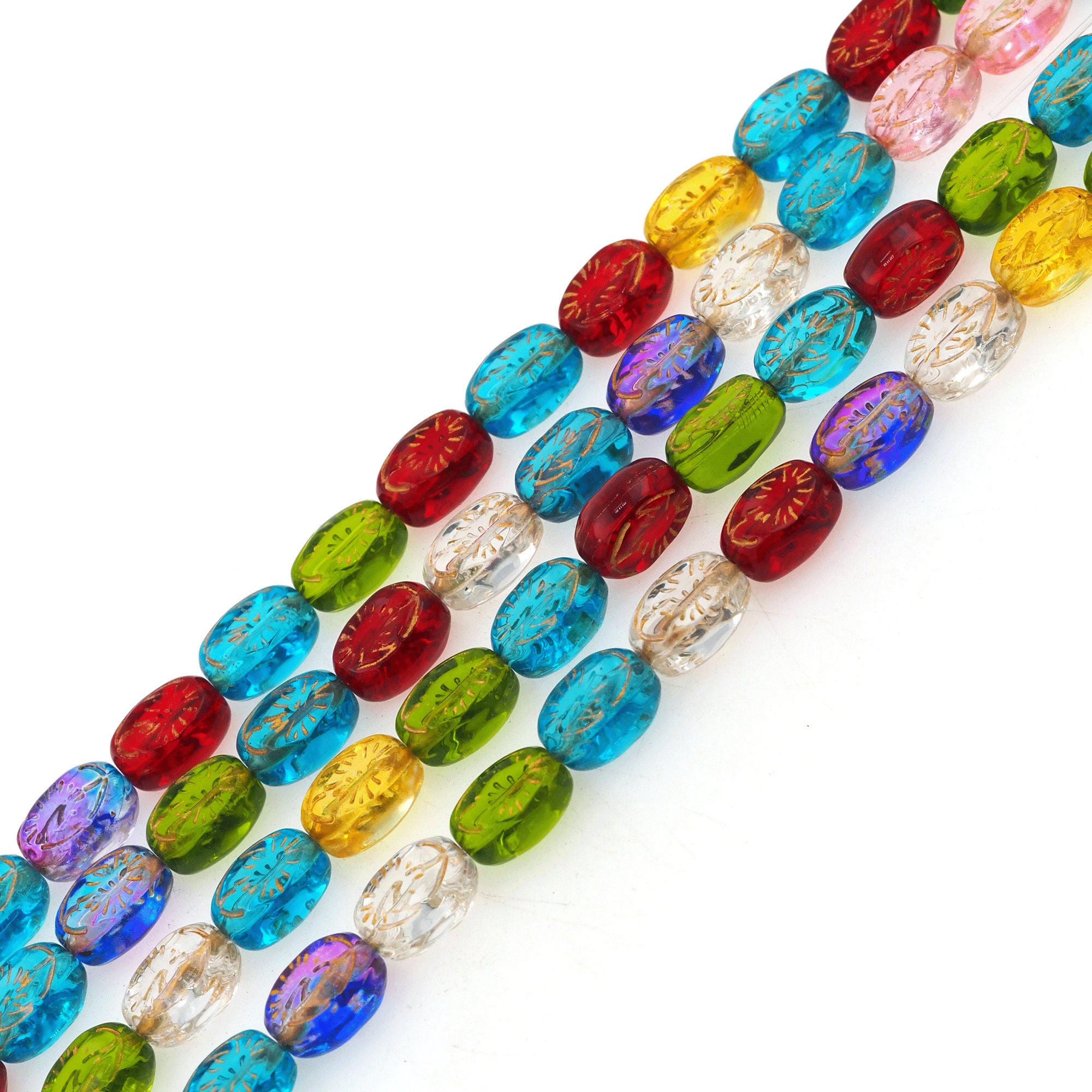 Oval Glass Beads, Round Ceramic Beads, Seed Beads, Glass Beads, DIY ...