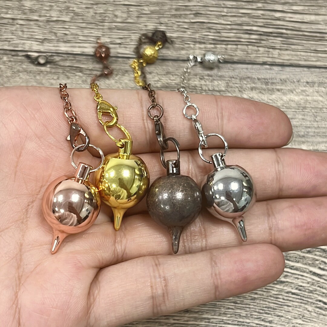 Probing Cone Pendulum, Copper/brass Metal Pendulum, Meditation Pendulum ...