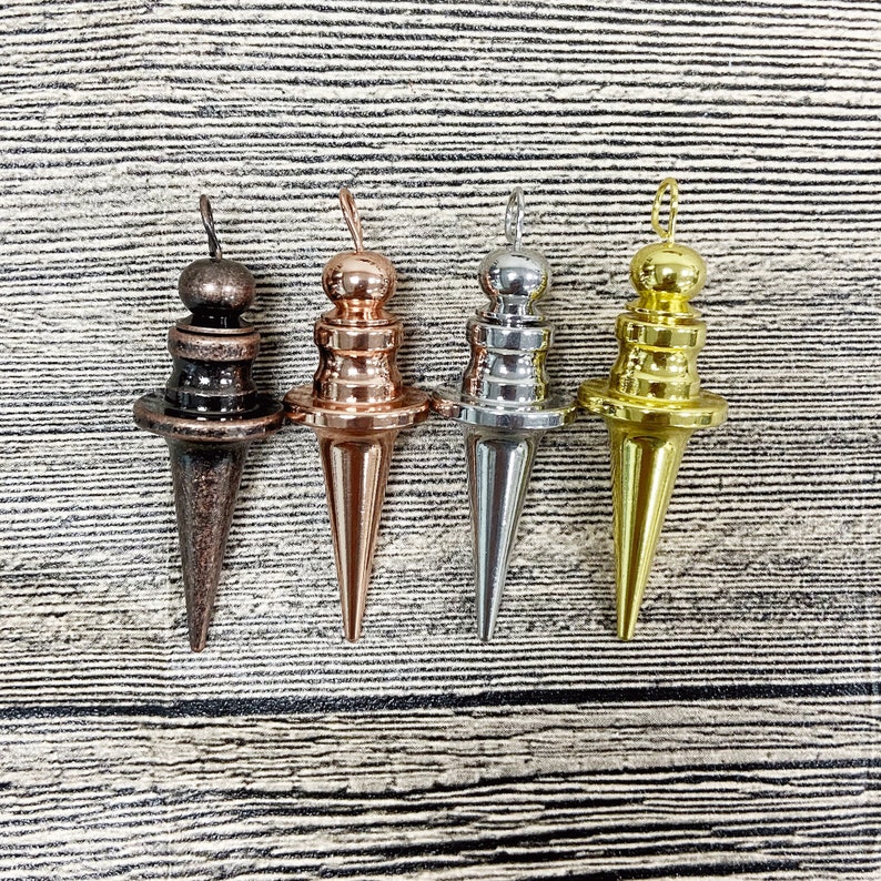 Copper/brass Metal Pendulum, Detecting Cone Pendulum, Meditation ...