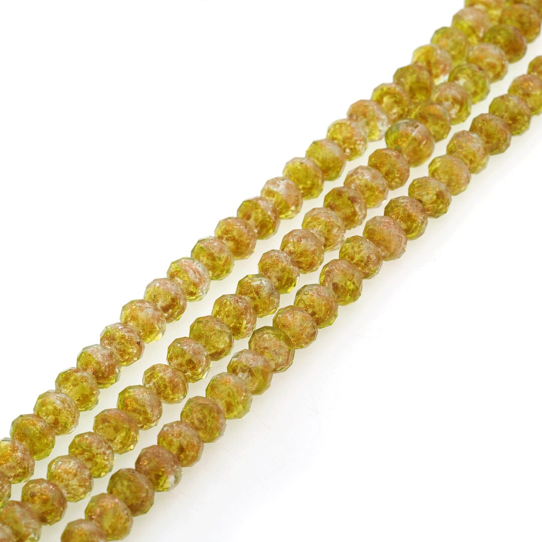 50, Double Color Ceramic Beads, Murano Glass Beads, Round Glass Beads ...