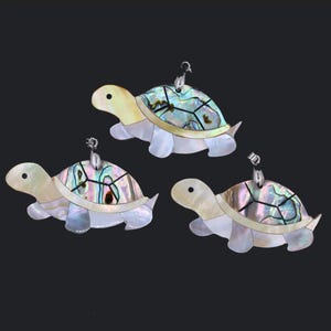 Light Luxury Abalone Shell Pendant Turtle-shaped Pendant Mother-of ...