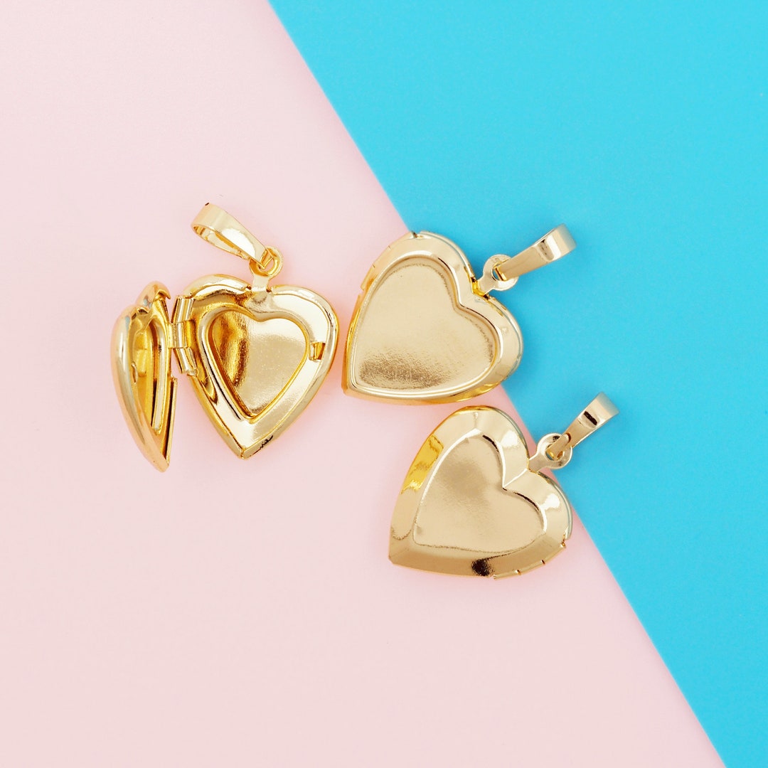 Photo Box Pendant, Heart Necklace, Photo Frame Pendant, Valentine's Day ...