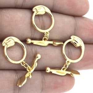 OT Buckle,18k Gold Filled Round Metal Buckle,necklace Clasp,round ...