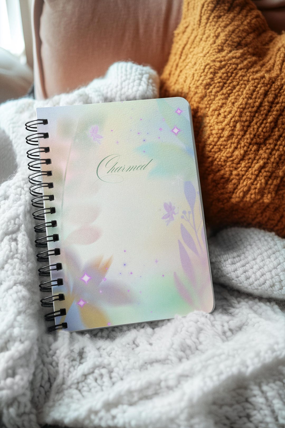 Charmed Spiral Notebook - Whimsical Floral Design for Note-taking ...