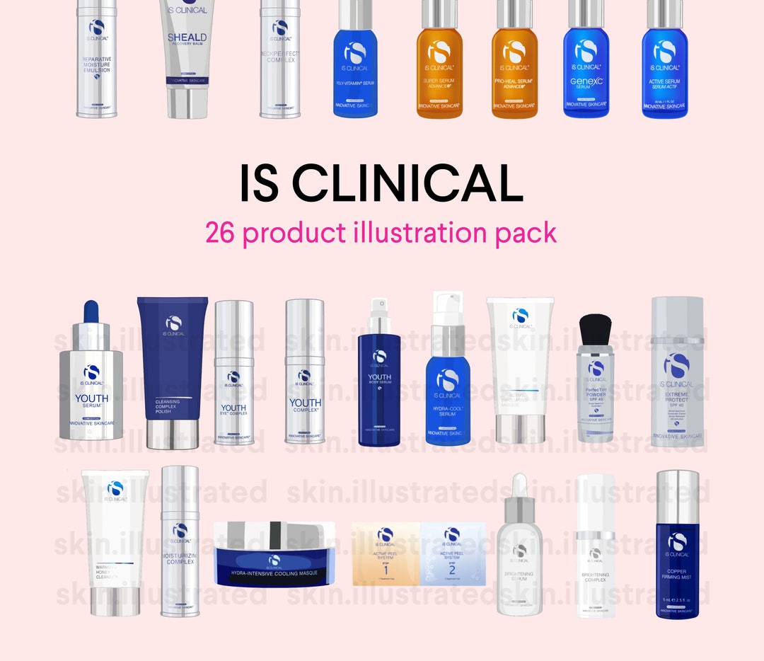 IS CLINICAL Product Illustration Pack - Etsy