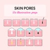 Dermaplaning At-home Illustration Pack Estheticians by Skin.illustrated ...