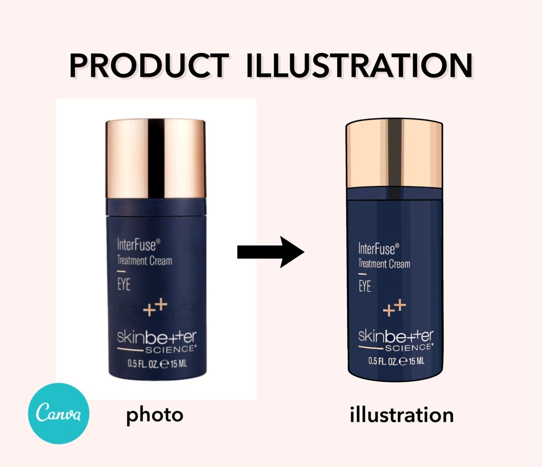 Skincare Product Digital Illustration for Estheticians | Draw Custom ...