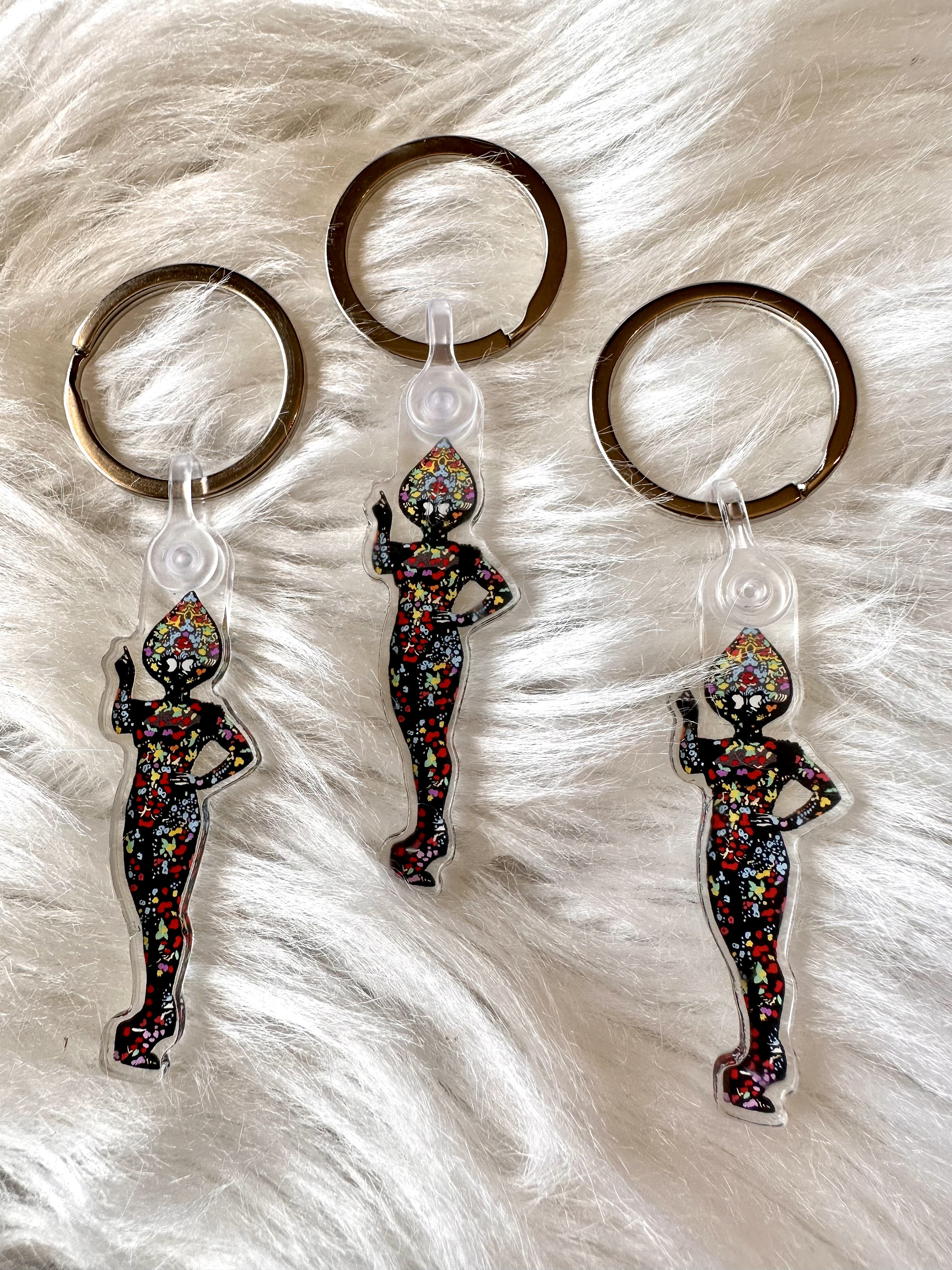 Lot of 3 Collectible, Lady Gaga, Keychain, Keychain Design, Chromatica ...