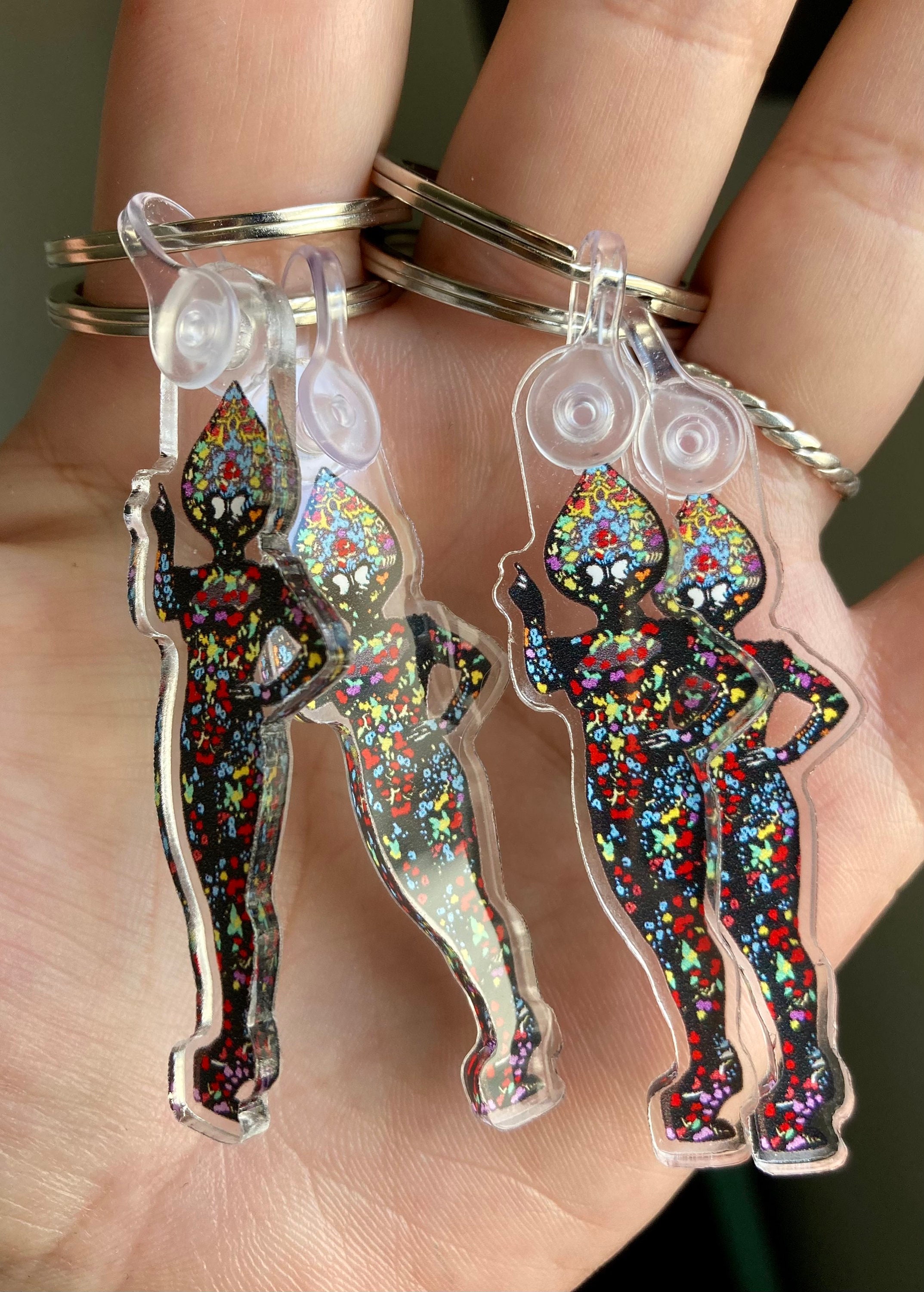 Lot of 3 Collectible, Lady Gaga, Keychain, Keychain Design, Chromatica ...