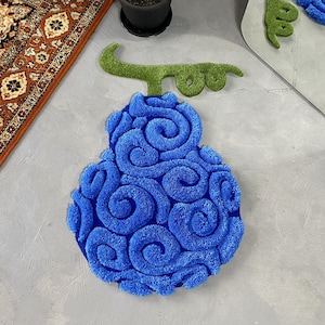 Devil Fruit 3D Rug, Handcrafted Devil Fruit, Devil Fruit 3D Fluffy Rug ...