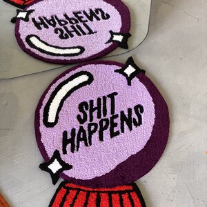 Handmade Halloween Magic Ball Tufted Rug! Non-slip Rug - Etsy