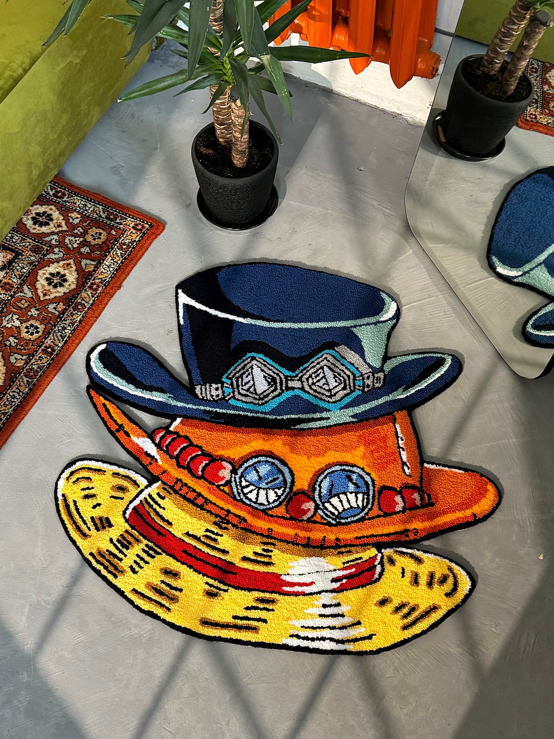 Anime Tufted Rug, Popular Cartoon Characters, Floor Art, Living Room ...