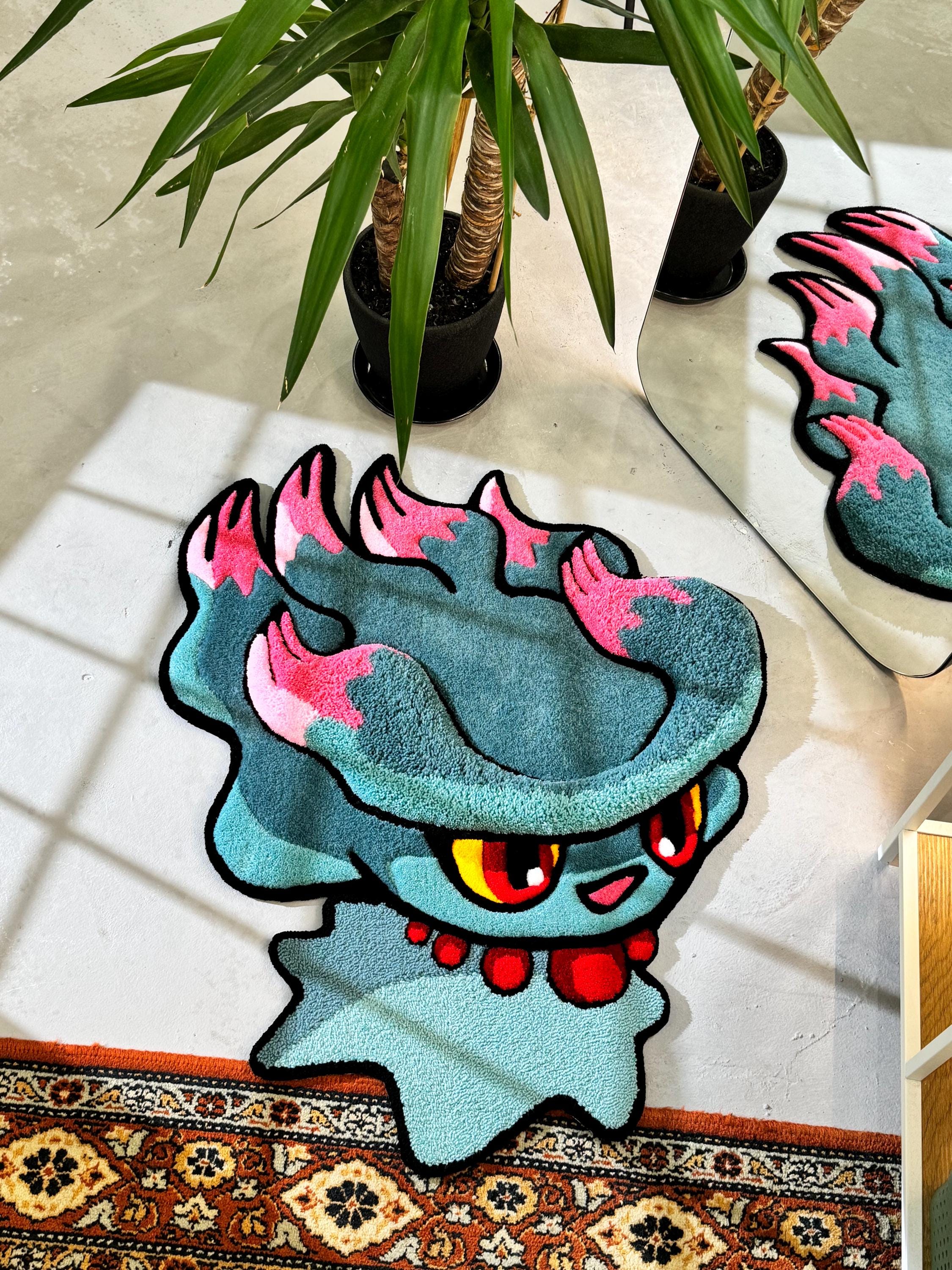 Tufted Anime Rug, Tufted Area Rug, Custom Anime Character Rug, Floor ...