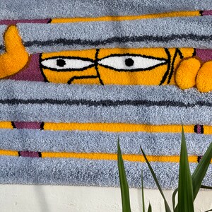 Tufted Cartoon 3D Rug, Wall Decor Rug, Handmade Floor Art, Gift for ...