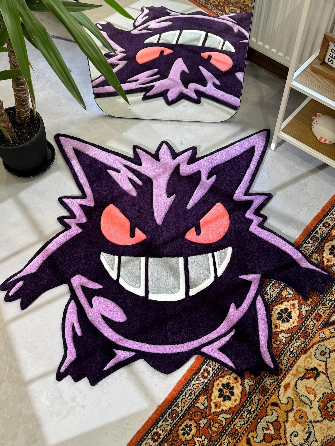 Tufted Anime Rug, Tufted Area Rug, Custom Anime Character Rug, Floor ...