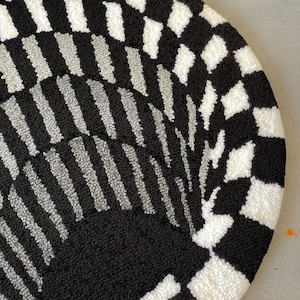 Black Hole 3D Area Rug, Optical Illusion Decor, Abstract Rug Gift ...