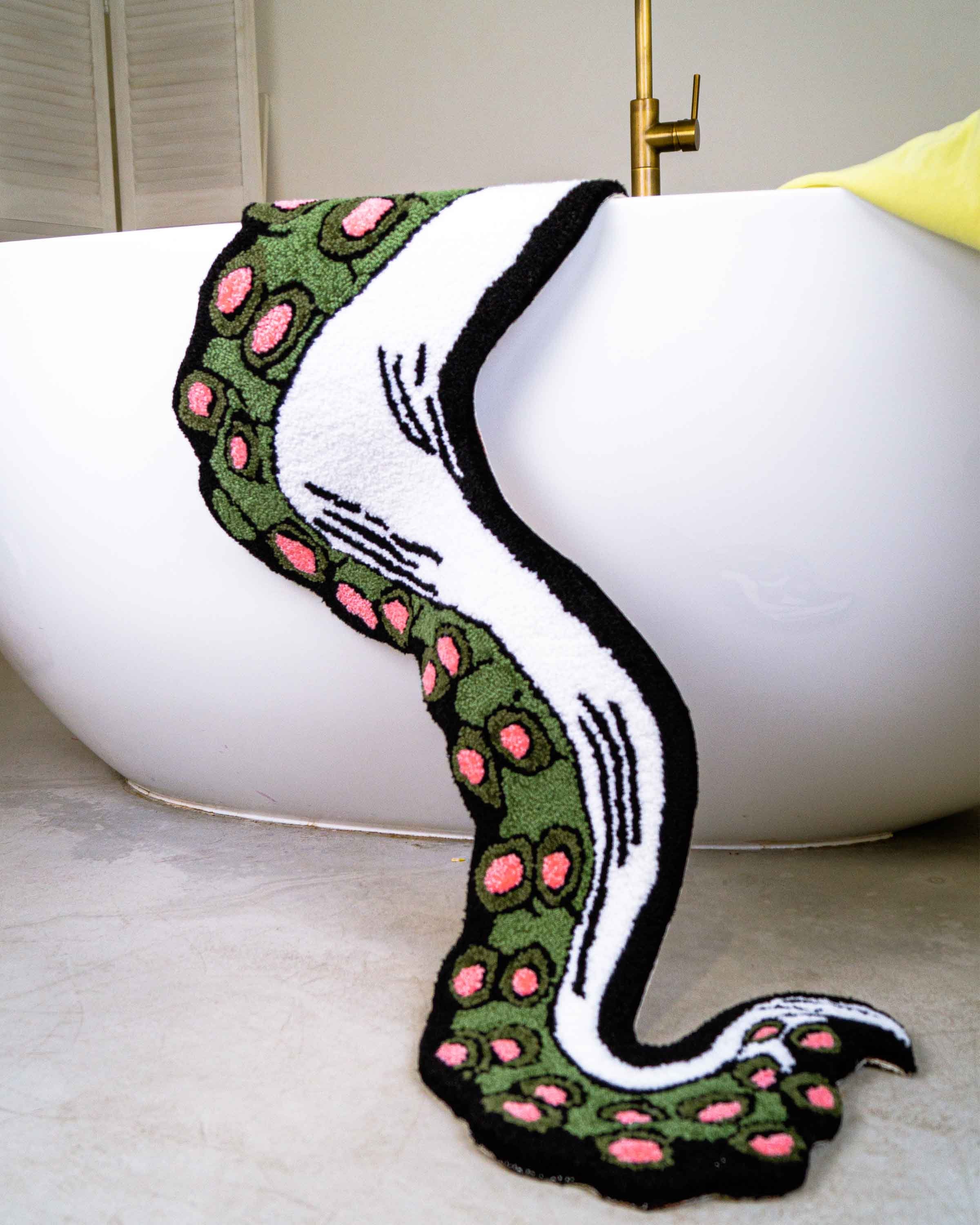 Octopus Tufted Sea Personalized Area Rug Living Room Floor - Etsy