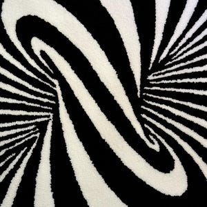 Optical Illusion Tufted Rug, Mysterious Rug, Living Room Floor Mat ...