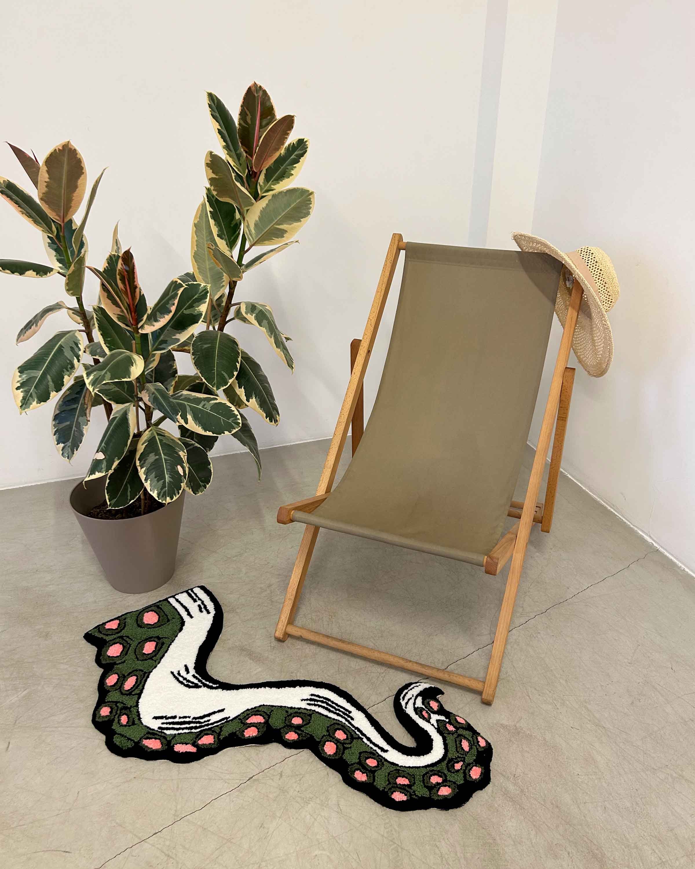 Octopus Tufted Sea Personalized Area Rug Living Room Floor - Etsy