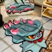 Tufted Anime Rug, Tufted Area Rug, Custom Anime Character Rug, Floor ...