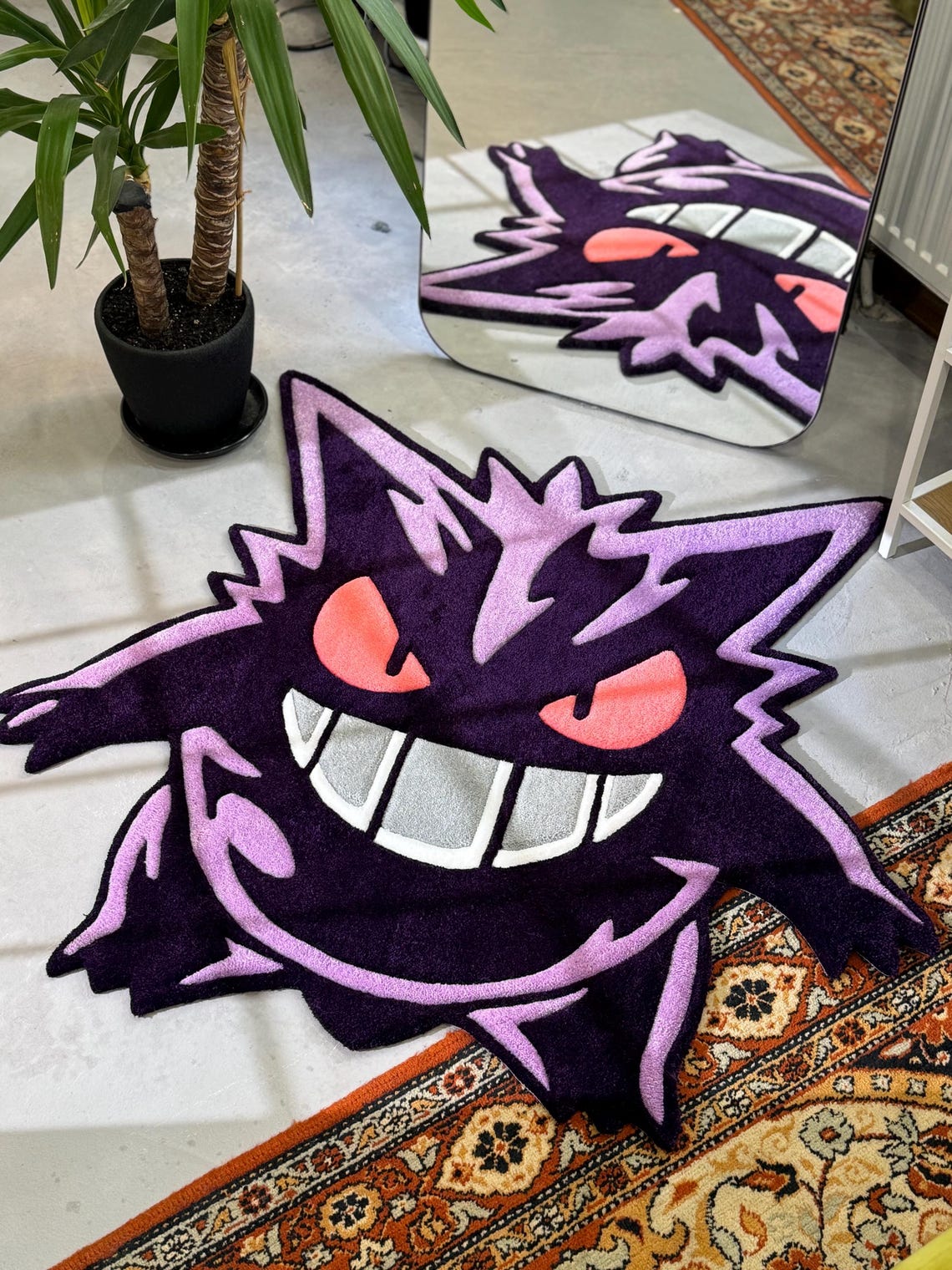 Tufted Anime Character Rug, Handmade Tufted Rug, Custom Rug, Unique ...
