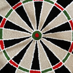 Dart Board Tufted Rug, Handmade Board Rug, Customized Rug, Game Room ...