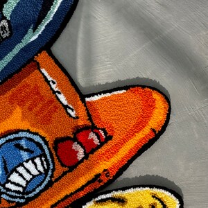 Anime Tufted Rug, Popular Cartoon Characters, Floor Art, Living Room ...