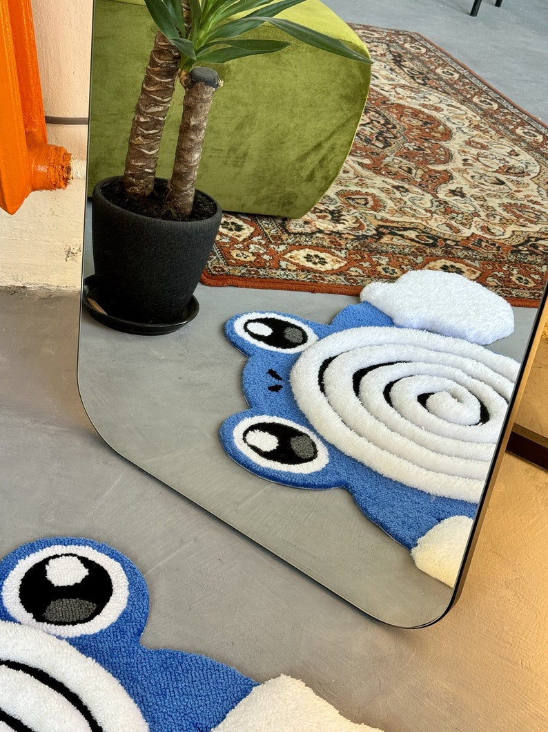 Tufted Fluffy Rug, Soft Tufted Area Rug, Floor Art, Unique Personalized ...