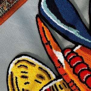 Anime Tufted Rug, Popular Cartoon Characters, Floor Art, Living Room ...