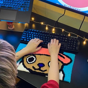 Keyboard Cartoon 3D Rug, Tufted Keyboard Rug, Custom Keyboard Rug, Gift ...