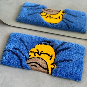 Keyboard Cartoon 3D Rug, Tufted Keyboard Rug, Custom Keyboard Rug, Gift ...