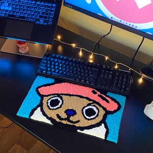 Keyboard Cartoon 3D Rug, Tufted Keyboard Rug, Custom Keyboard Rug, Gift ...