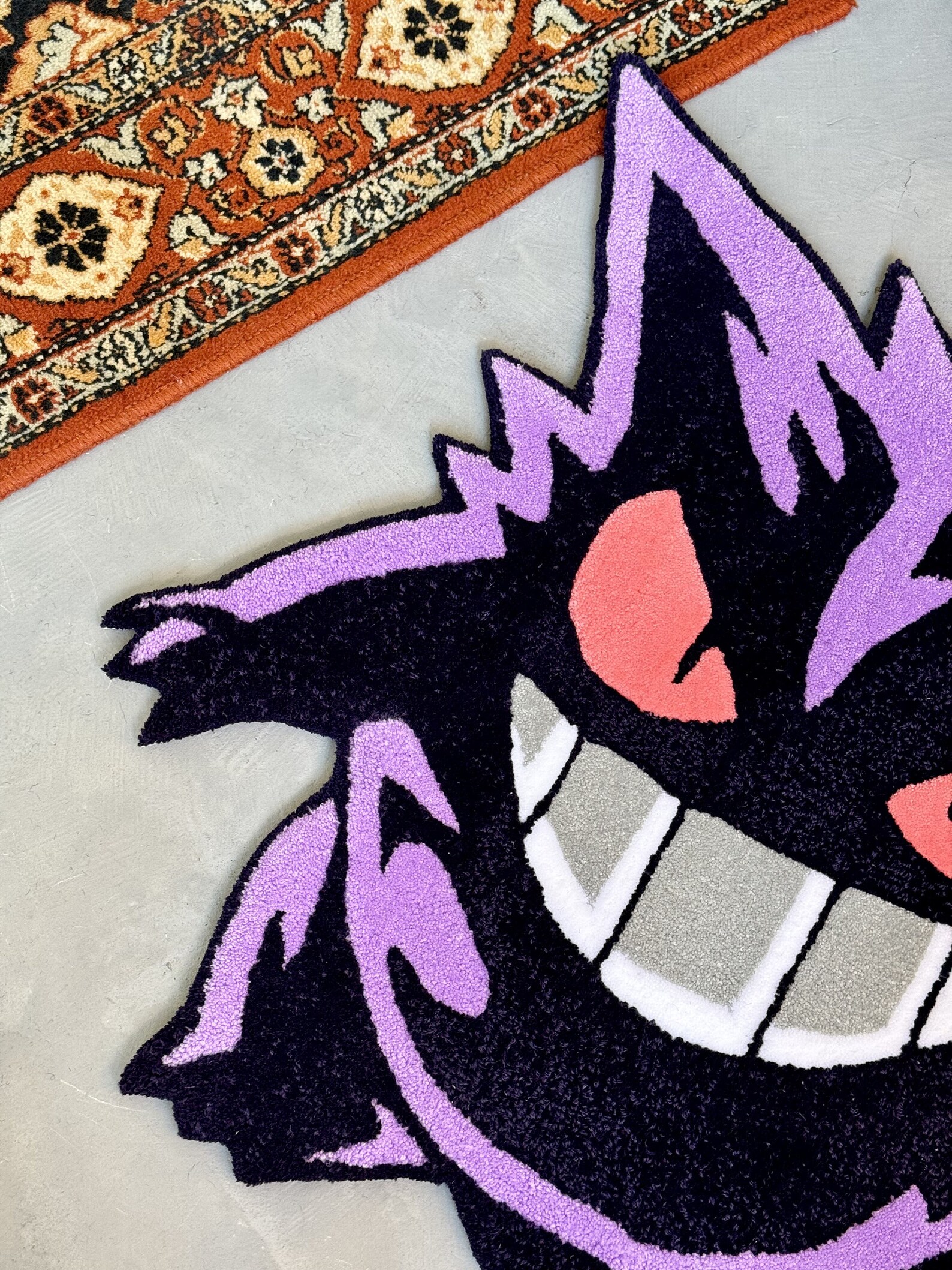 Tufted Anime Character Rug, Handmade Tufted Rug, Custom Rug, Unique ...