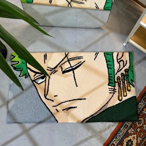 Anime Character Tufted Rug, Bedroom Decor, Living Room Decor, Anime Fan ...