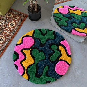 Tufted 3D Rug, Modern Funny Rug, Bedroom Rug, Aesthetic Rug, Cute Rug ...