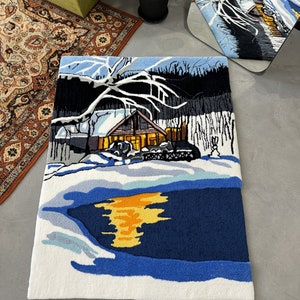 Unique Custom Rug, Custom Logo Rug, Custom Size Rug, Funky Rug, Cute ...