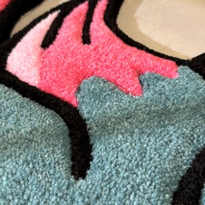 Tufted Anime Rug, Tufted Area Rug, Custom Anime Character Rug, Floor ...