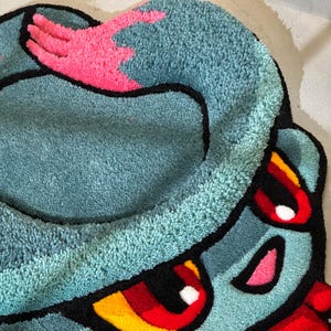 Tufted Anime Rug, Tufted Area Rug, Custom Anime Character Rug, Floor ...
