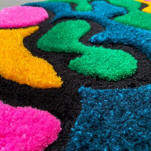 Tufted 3D Rug Modern Funny Rug Bedroom Rug Aesthetic Rug - Etsy